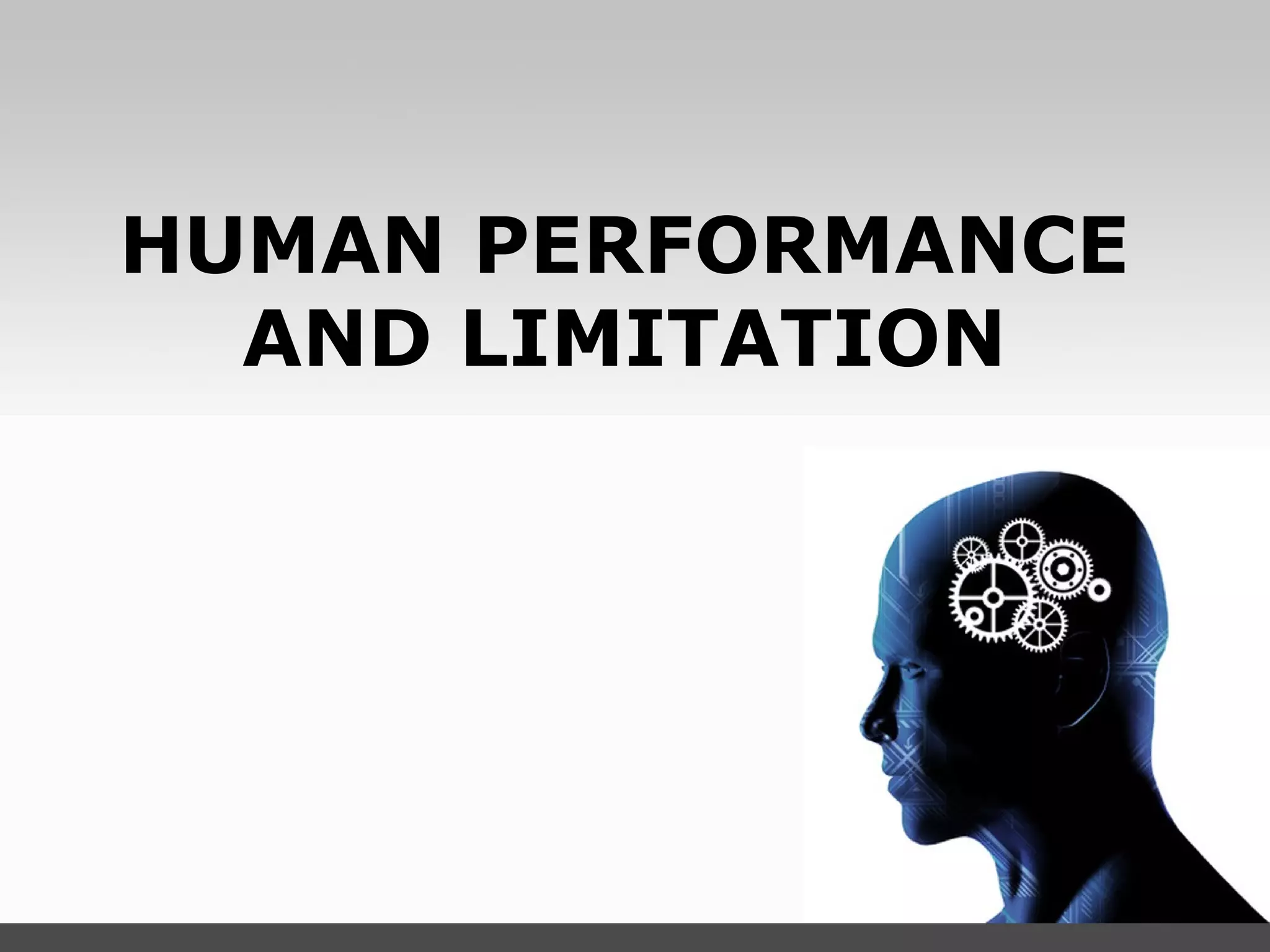 Human factors in aviation (human performance and limitations) | PPT