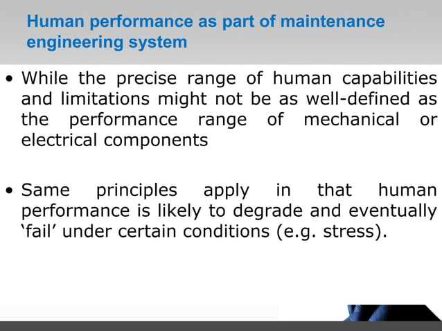 Human factors in aviation (human performance and limitations) | PPT ...
