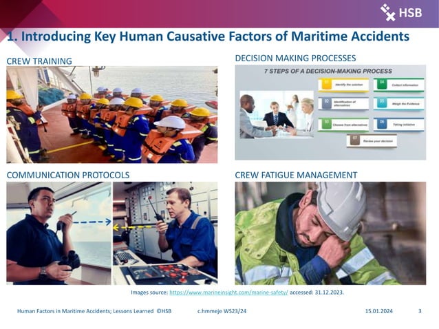 Human Factors in Maritime Accidents - Lessons Learned. by Chinazor ...
