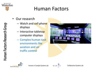 Human Factors Research Group Slides | PPT