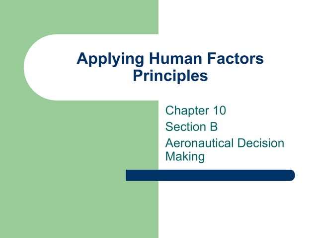Human Factors Training in Aviation | PDF