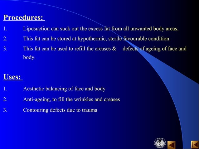 Human fat tissue bank | PPT