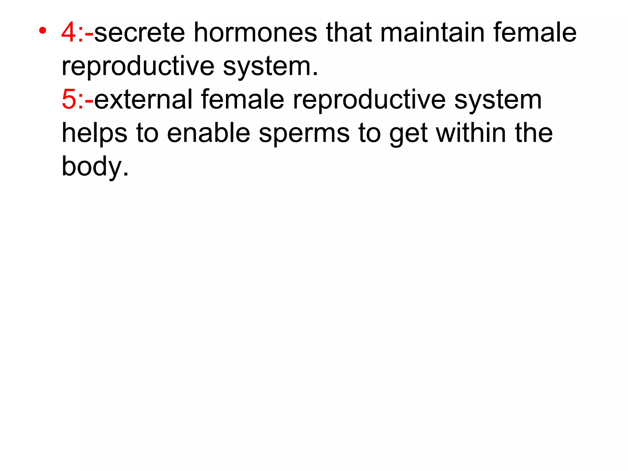 Human female reproductive system | PPT