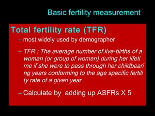 Human fertility and it's determinant | PPT