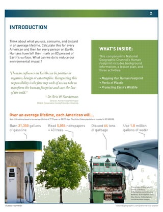 Human footprint | PDF