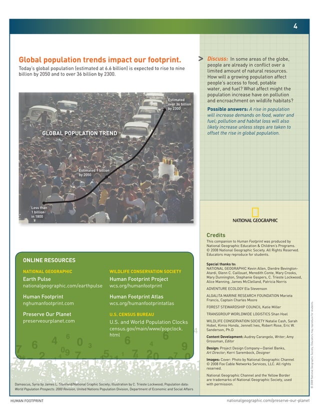 Human footprint | PDF