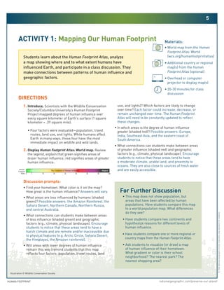 Human footprint | PDF