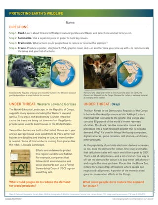 Human footprint | PDF