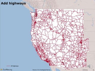 Mapping the human footprint in the American West | PPT