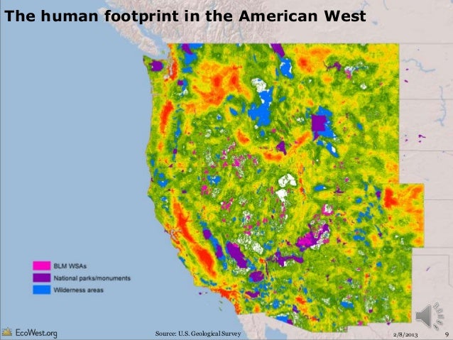Mapping the human footprint in the American West