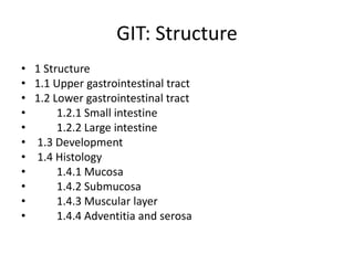 Human gastrointestinal tract | PPTX