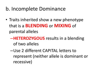 Human genetic inheritance patterns | PPTX
