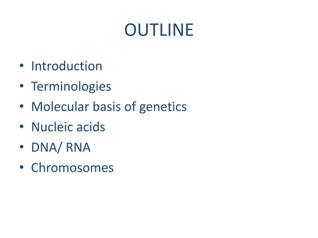 HUMAN GENETICS | PPT