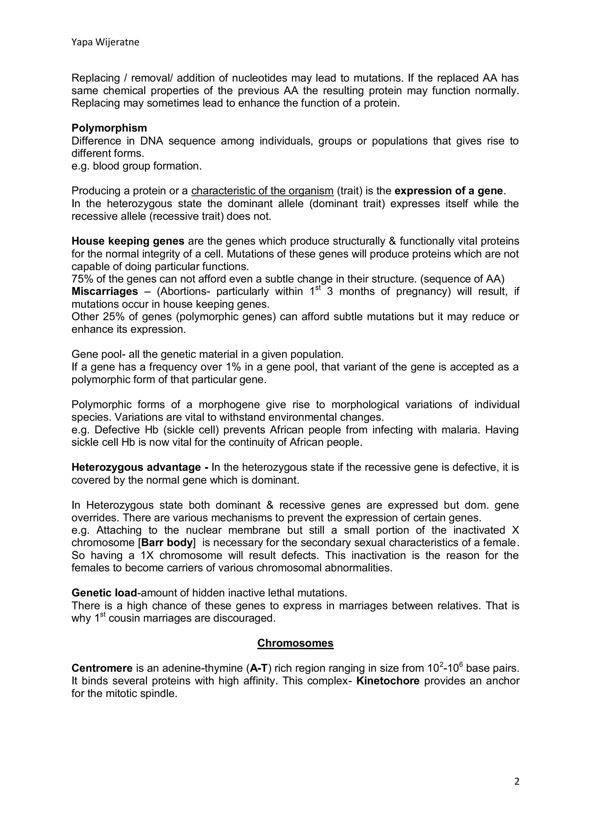 Human Genetics & Evolution | PDF