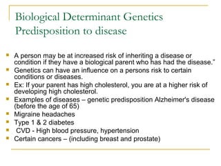 Human genetics & health | PPT