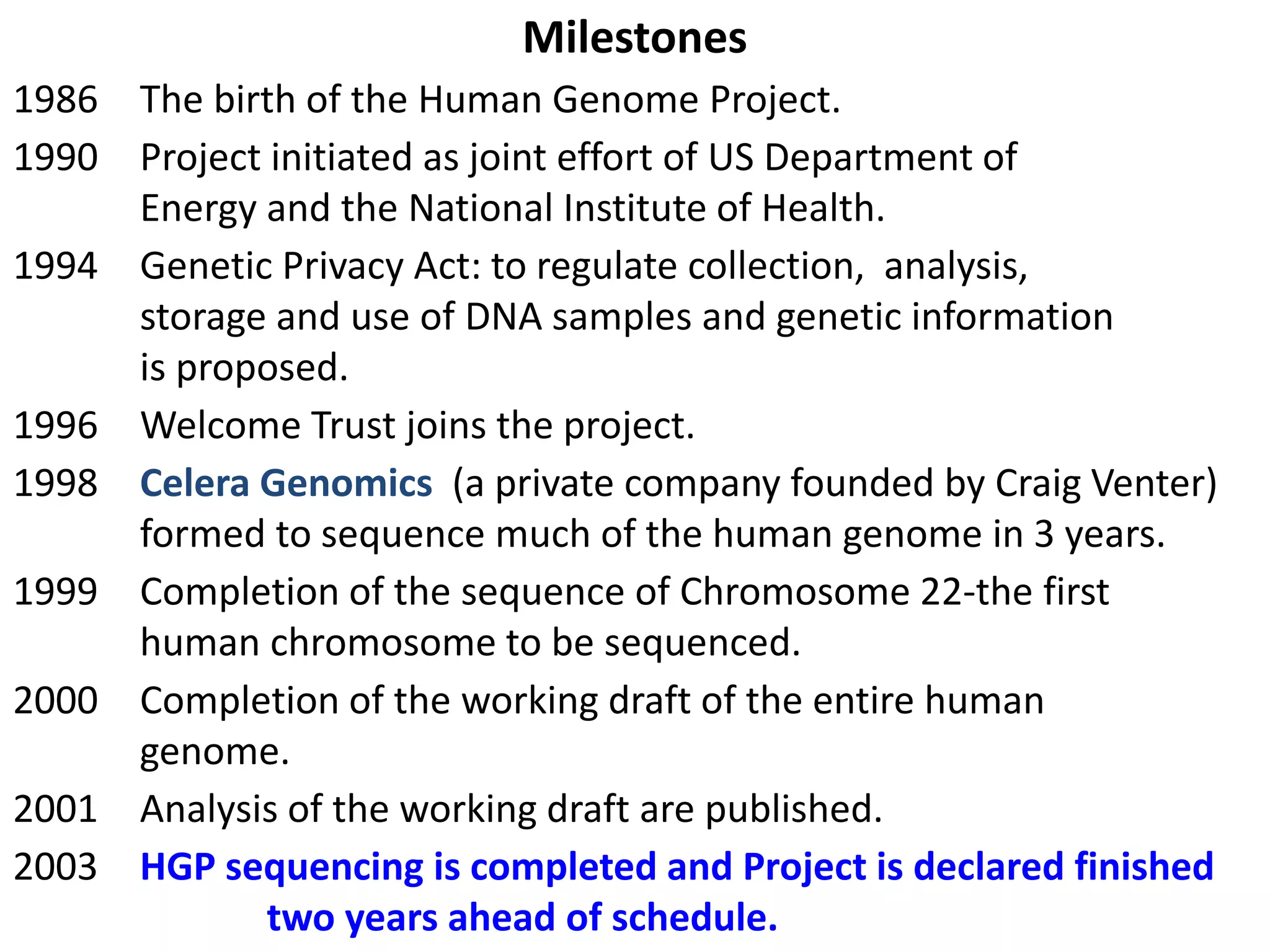 Human genome project | PPTX