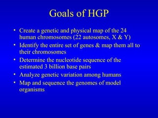 Human genome project | PPT | Biological Sciences | Science