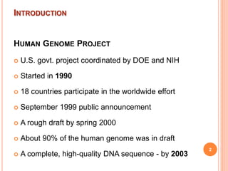 Human genome project | PPTX