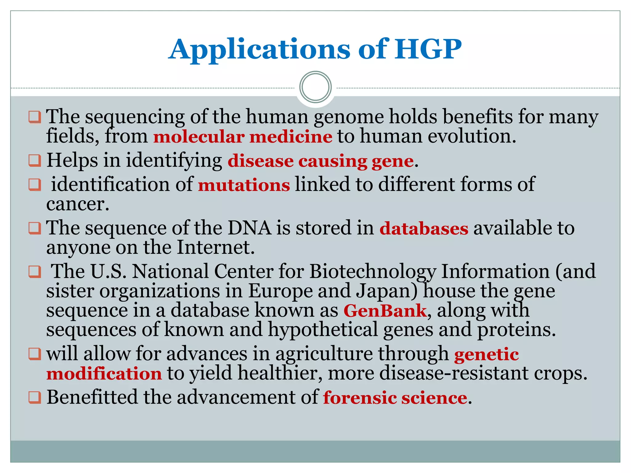 Human genome project | PPTX
