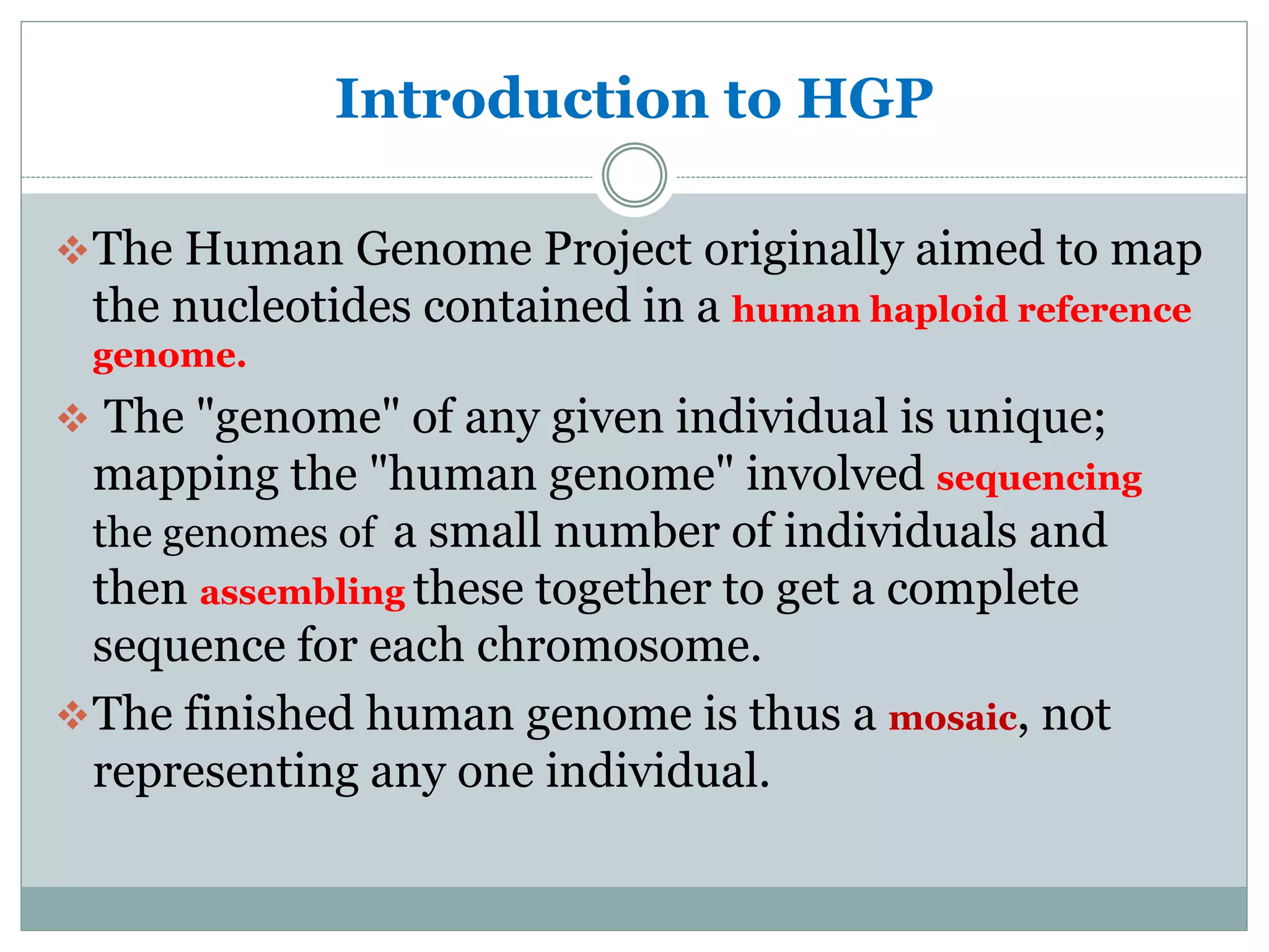Human genome project | PPTX