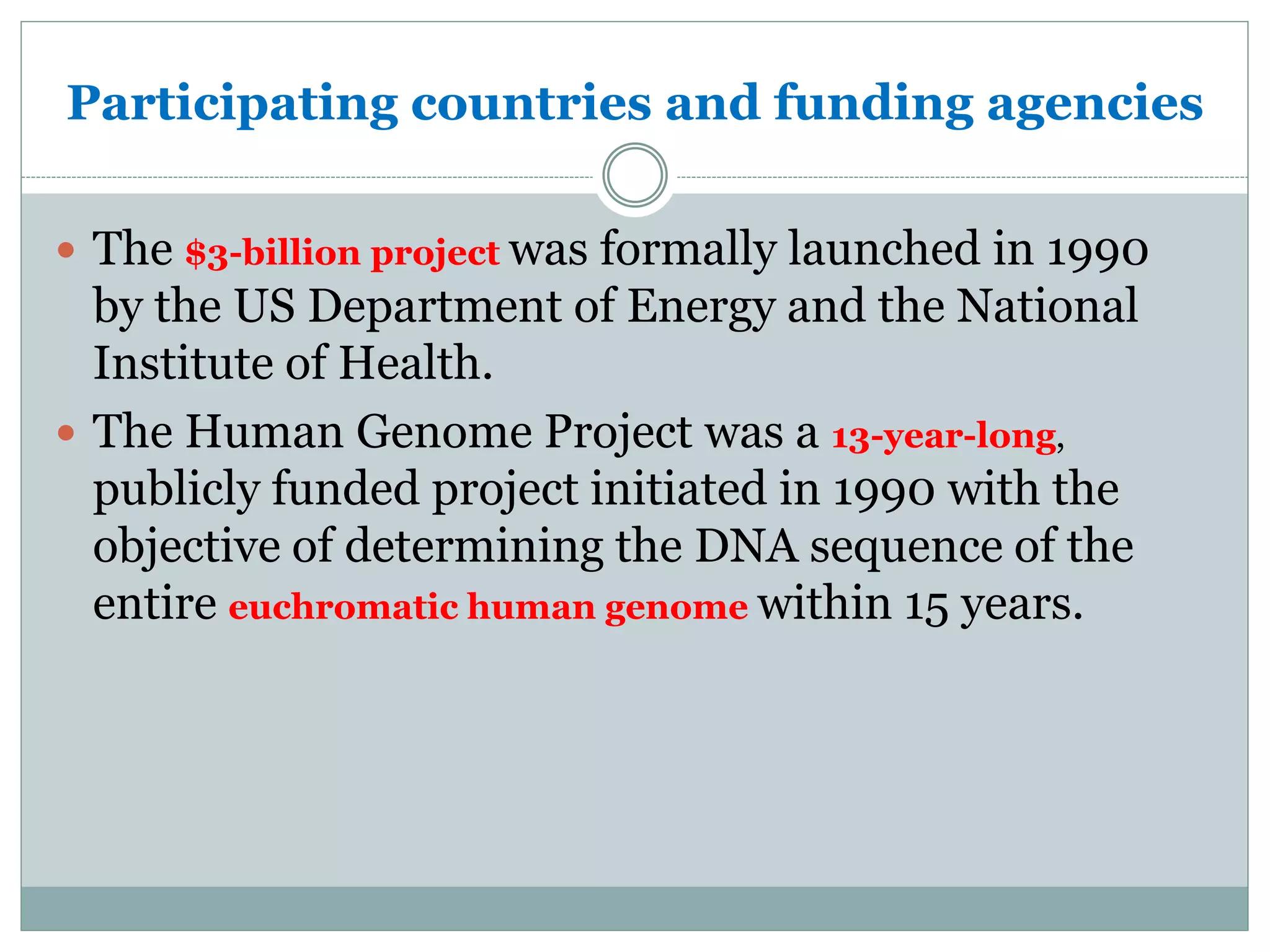 Human genome project | PPTX