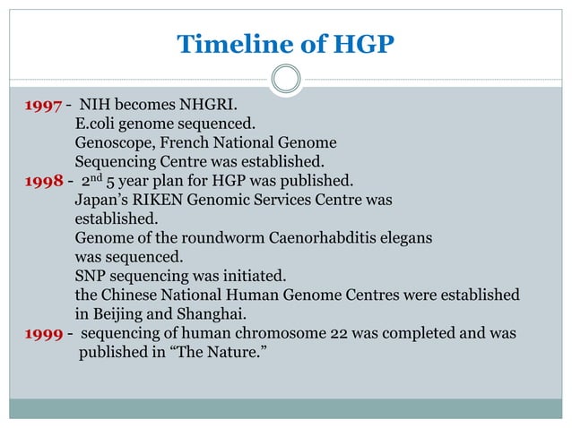 Human genome project | PPTX