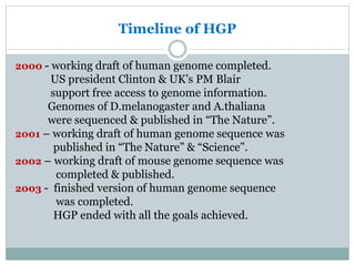 Human genome project | PPTX