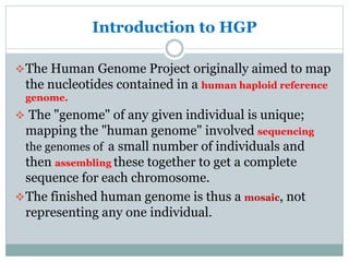 Human genome project | PPTX