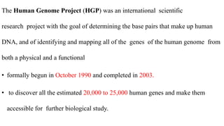 Human genome project | PPTX