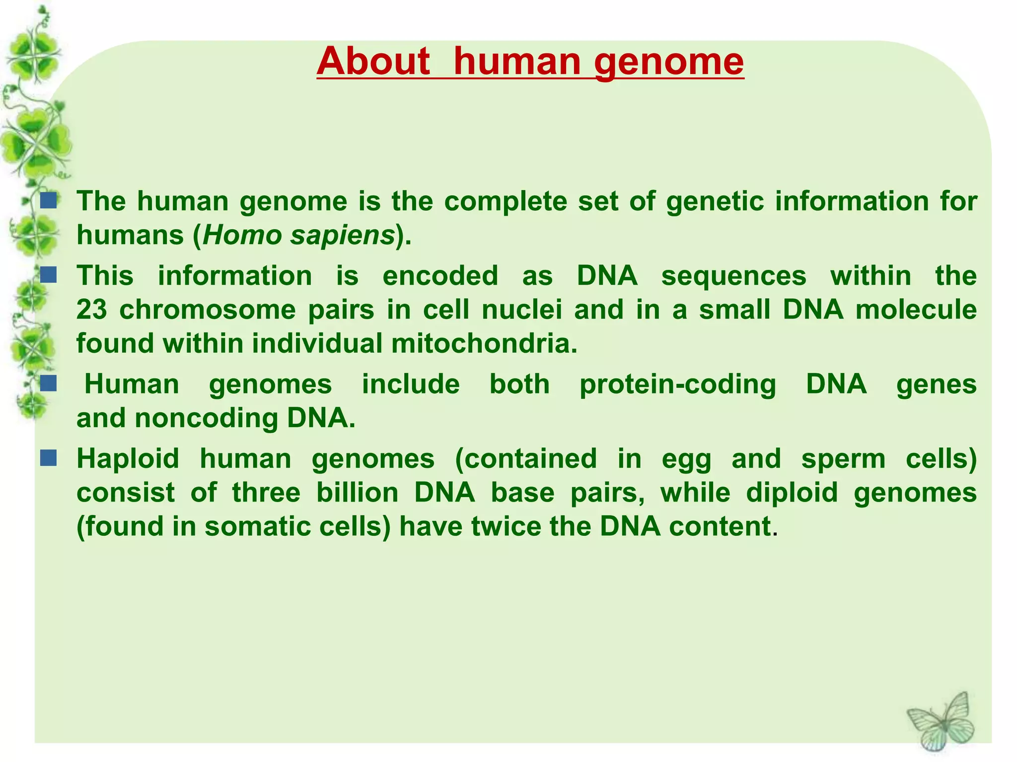 Human genome project by kk sahu | PPTX