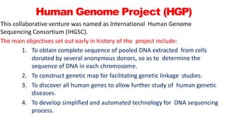 HUMAN GENOME PROJECT | PPTX