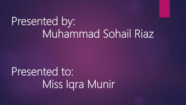 Human genome project by M.Sohail Riaz Hashmi | PPT