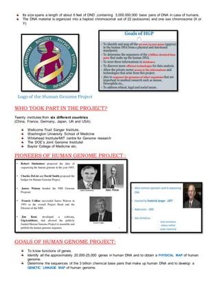 Human Genome Project | DOCX