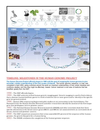 Human Genome Project | DOCX