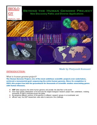 Human Genome Map Poster