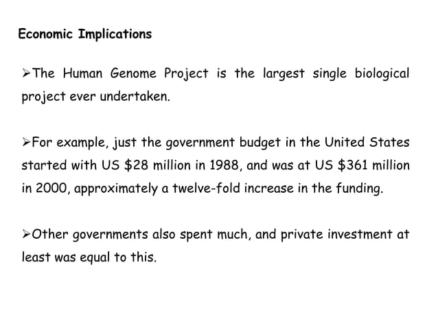 Human genome project and elsi | PDF