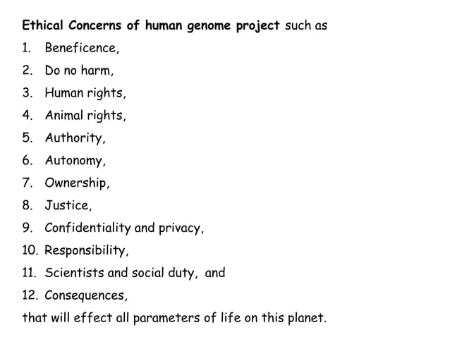 Human genome project and elsi | PDF