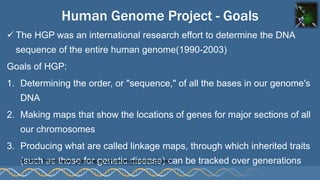 Human genome project and gene therapy | PPTX