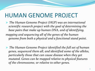 HUMAN GENOME PROJECT by Ali Afzal.pptx