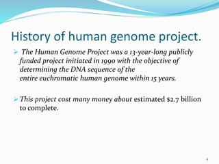 HUMAN GENOME PROJECT by Ali Afzal.pptx