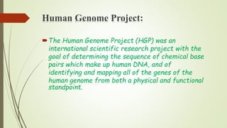 Human Genome Project | PPTX