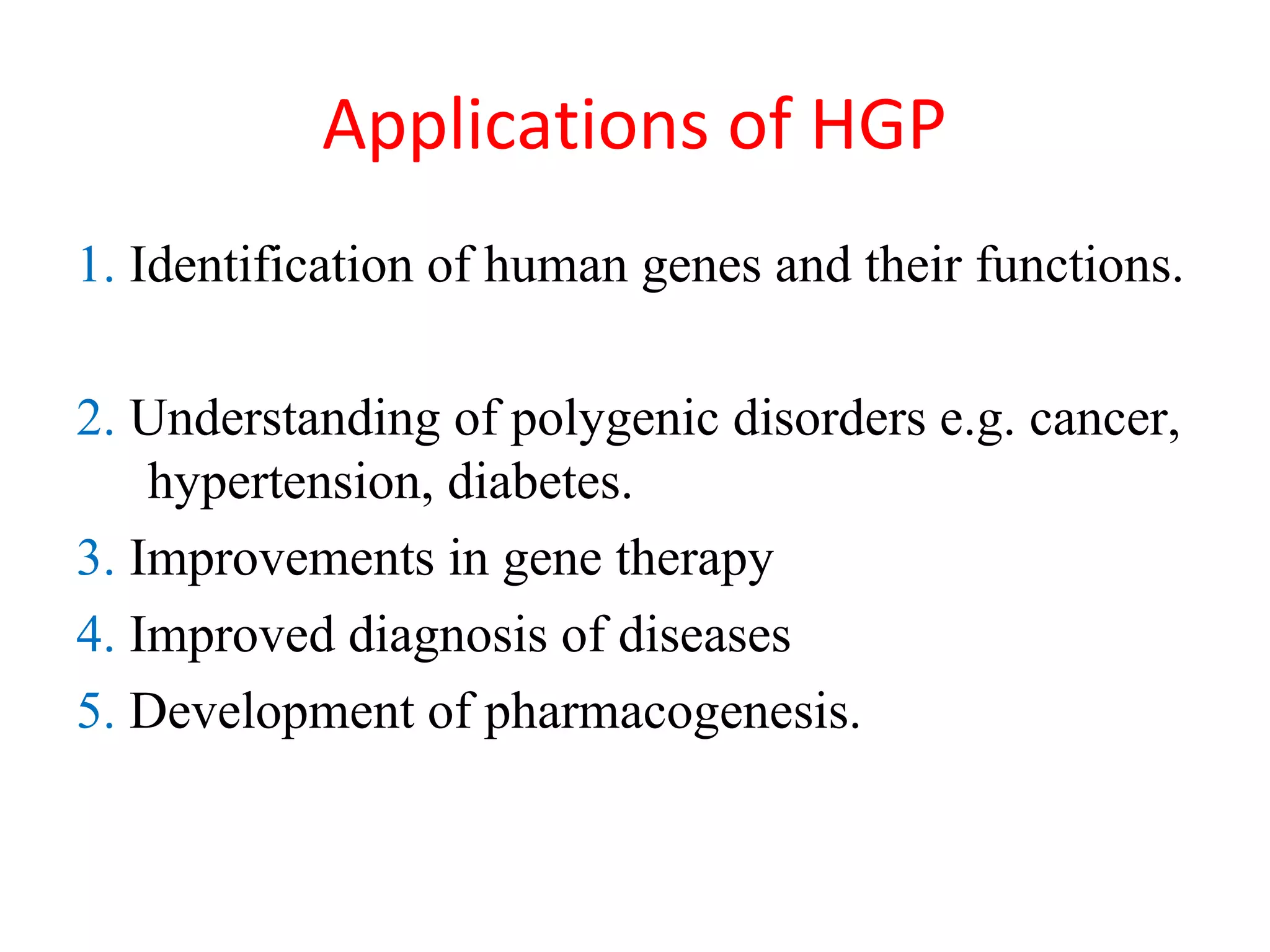 Human genome project () | PPT