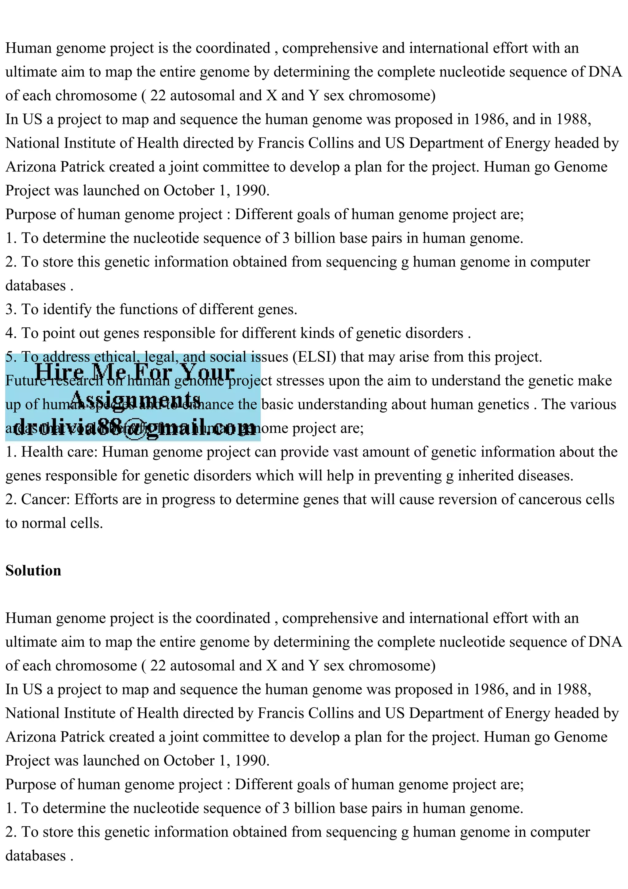 Human genome project is the coordinated , comprehensive and internat.pdf