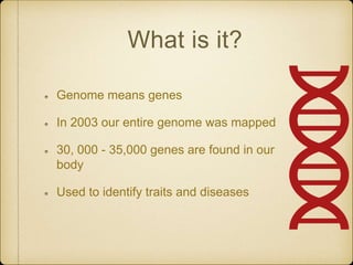 Human genome project slides | PPT