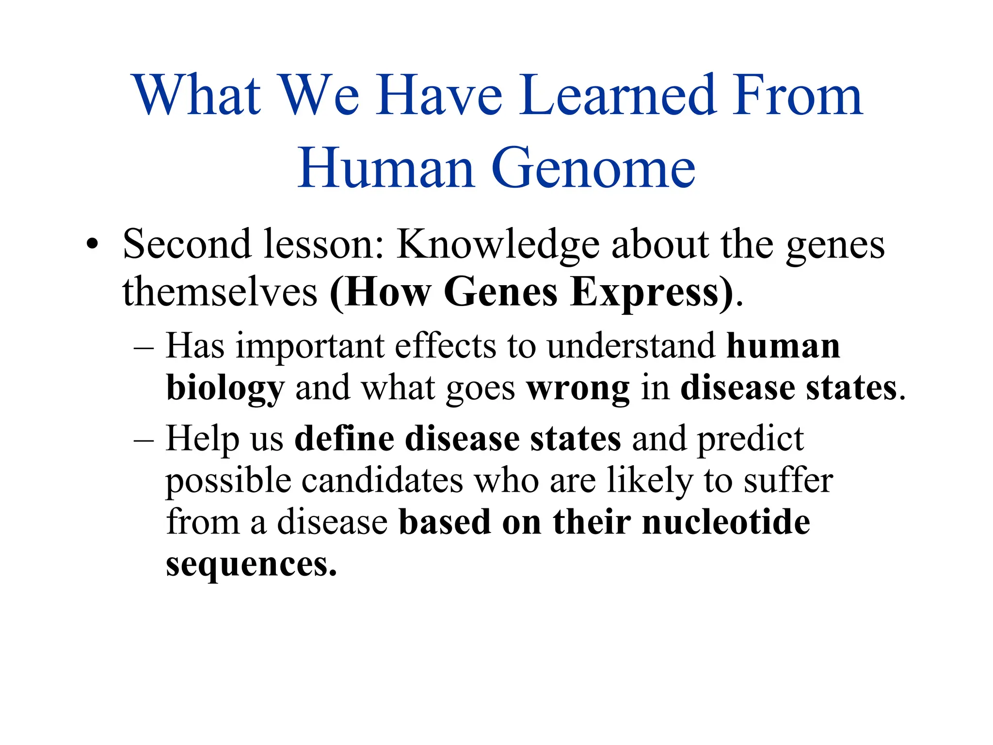 Human Genome Sequencing and health Biotechnology.ppt