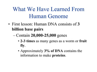 Human Genome Sequencing and health Biotechnology.ppt