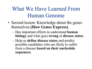 Human Genome Sequencing and health Biotechnology.ppt