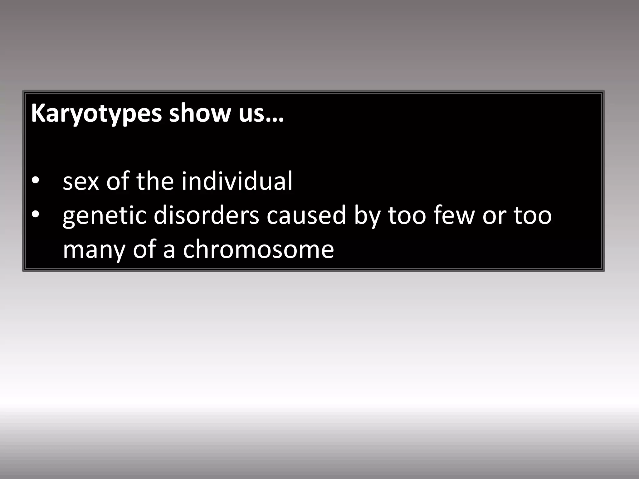 Human Genomics 1: Karyotypes and Mutations | PPTX | Blood Disorders ...
