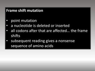 Human Genomics 1: Karyotypes and Mutations | PPTX