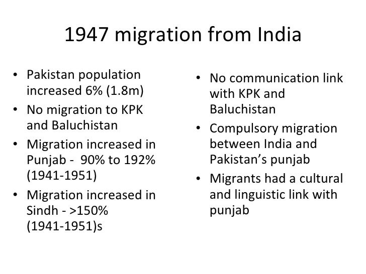 Migration in Pakistan